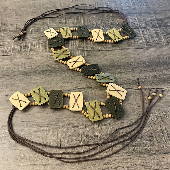 Handmade | Accessories | Handmade Samoan Bohemian Wooden Belt Os | Poshmark